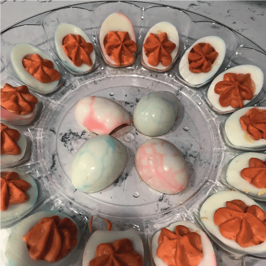 Dragon Deviled Eggs - Crafts & Jules